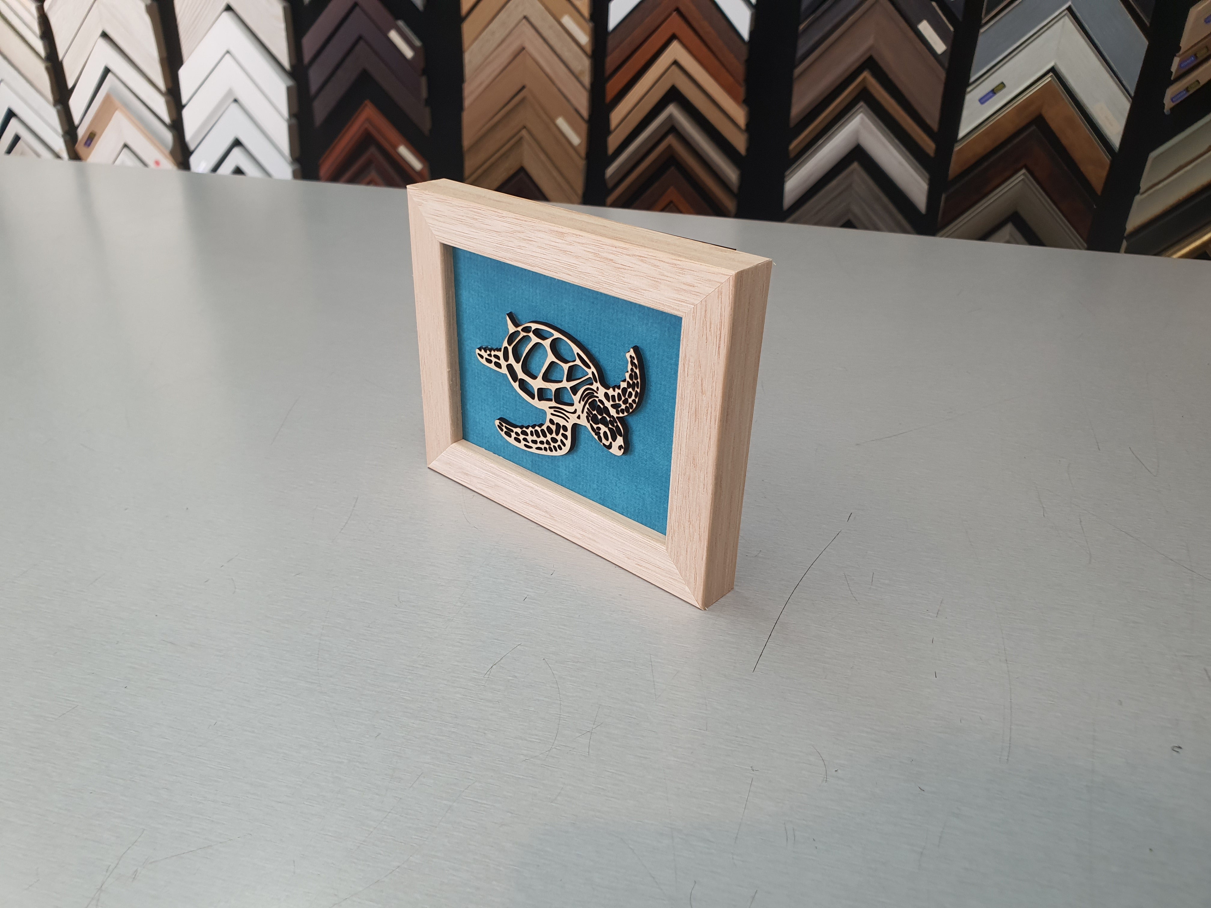 Turtle fridge magnet or desktop feature – TJ Picture Framing